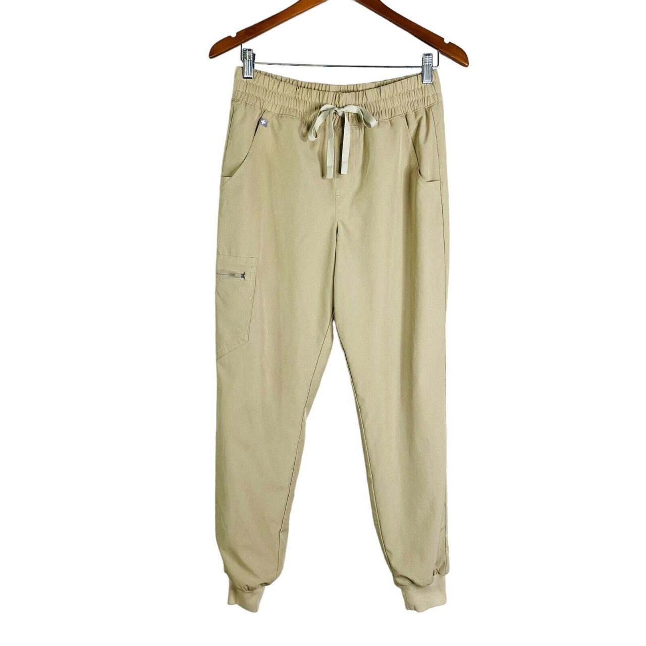 Figs zamora jogger scrub pants sandstone khaki Size... - Depop