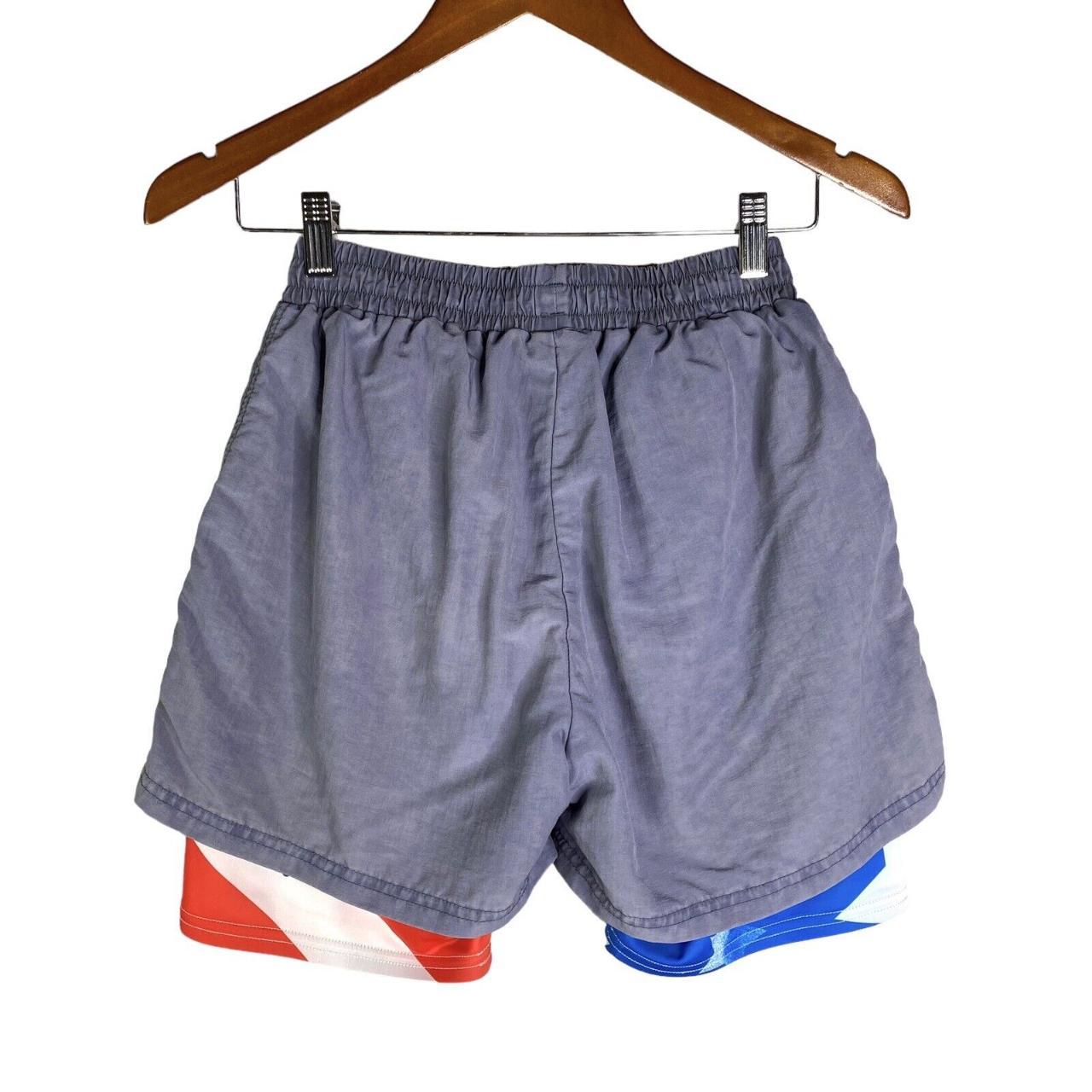 Chubbies Shorts Medium Gray Lined American Flag... - Depop