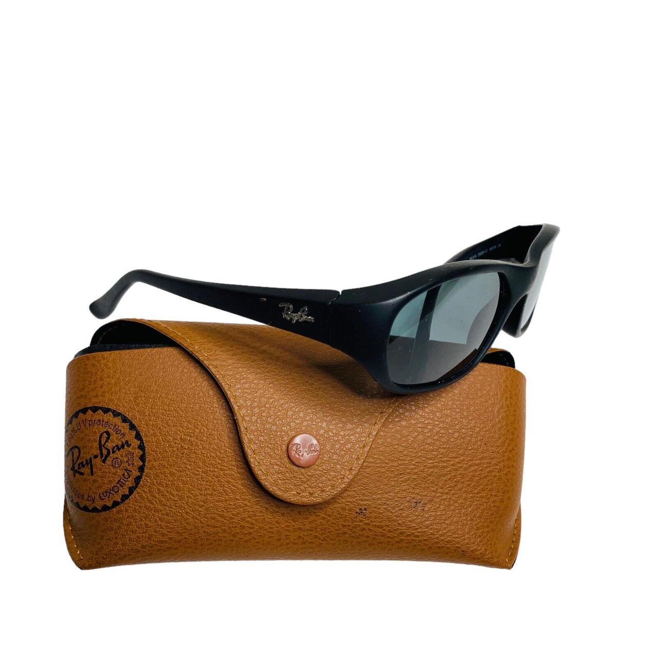 RAY-BAN RB2016 W2578 BLACK DADDY-O SPORT-WRAP... - Depop