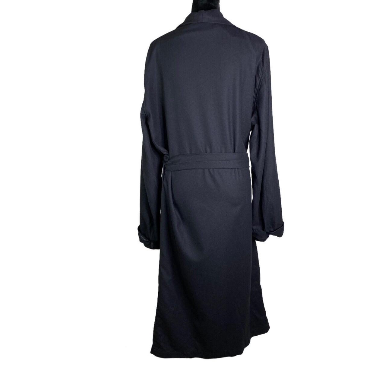 Pendleton Women’s Black 100% Virgin Wool Belted Robe... - Depop