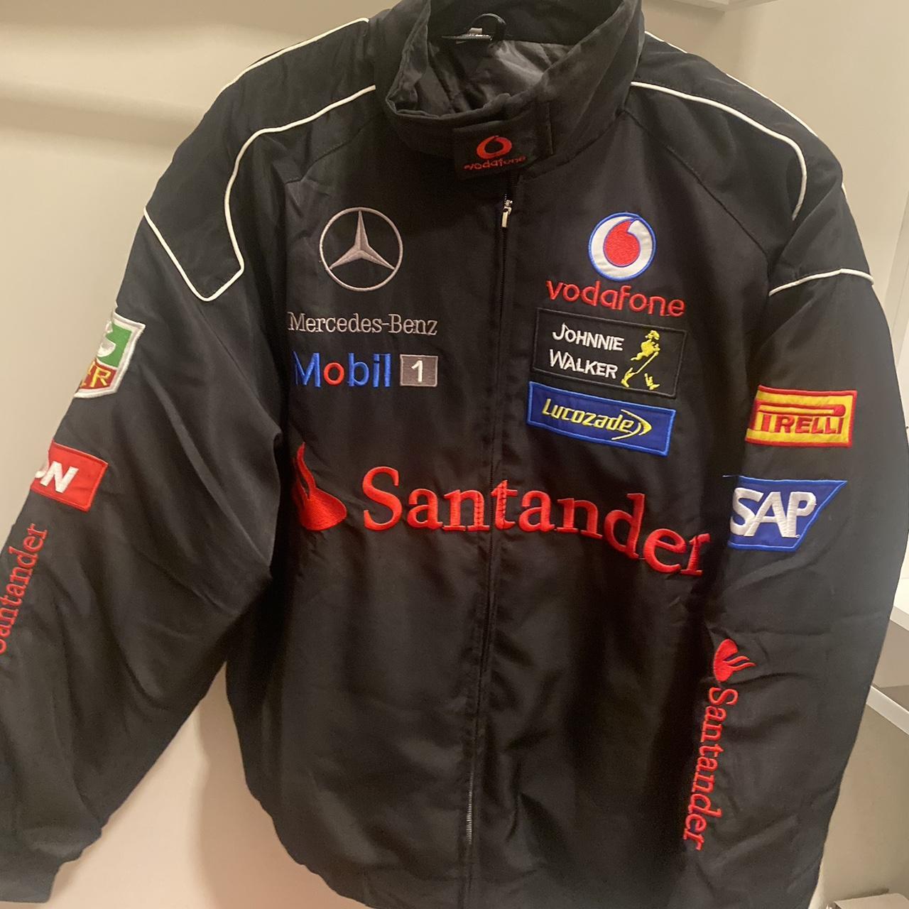 Formula 1 racing puffer jacket. Warm oversized motto... - Depop