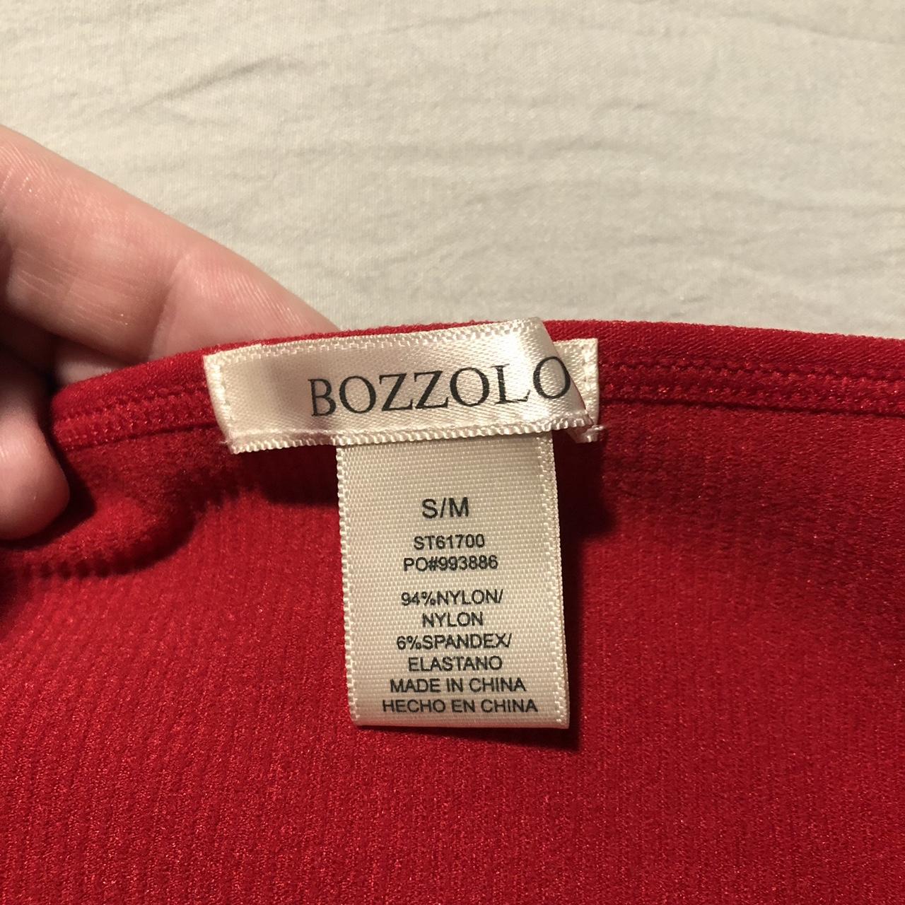 Bozzolo red halter tank top size small/medium - Depop