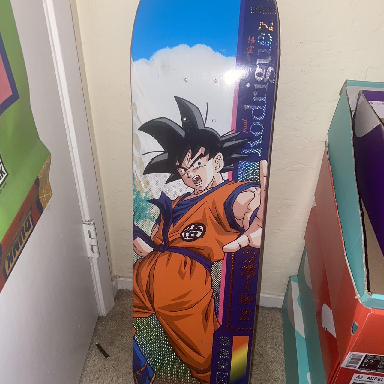 Primitive skateboard Goku DragonBall Z collab #skate... - Depop