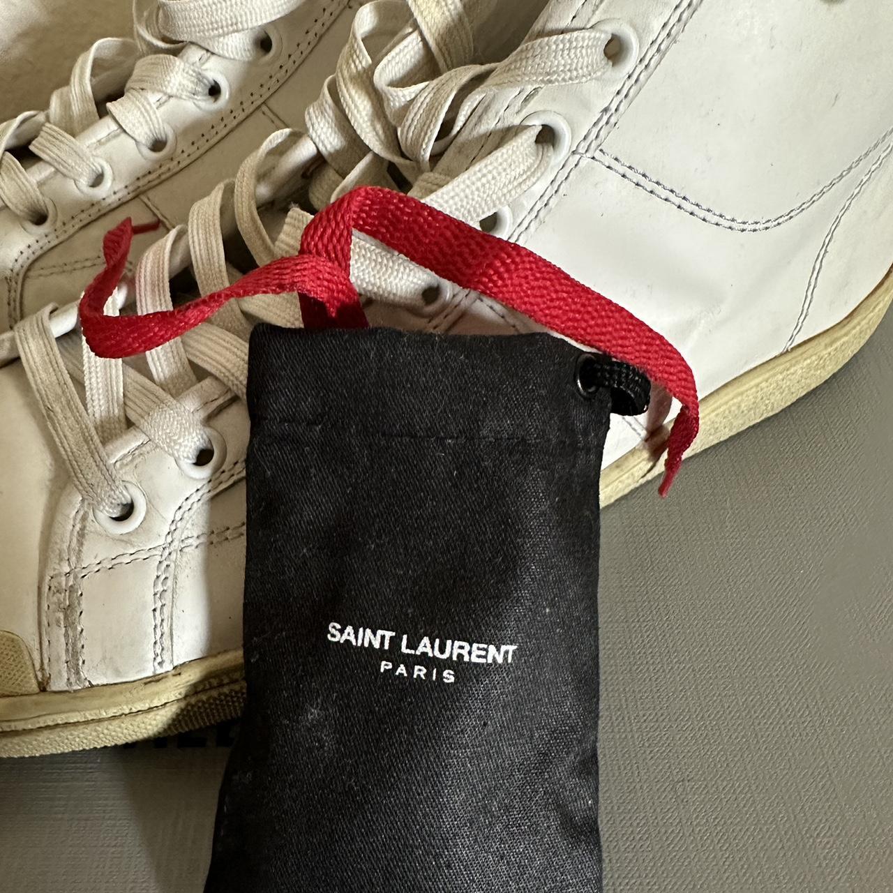 Yves Saint Laurent Men's White Trainers | Depop