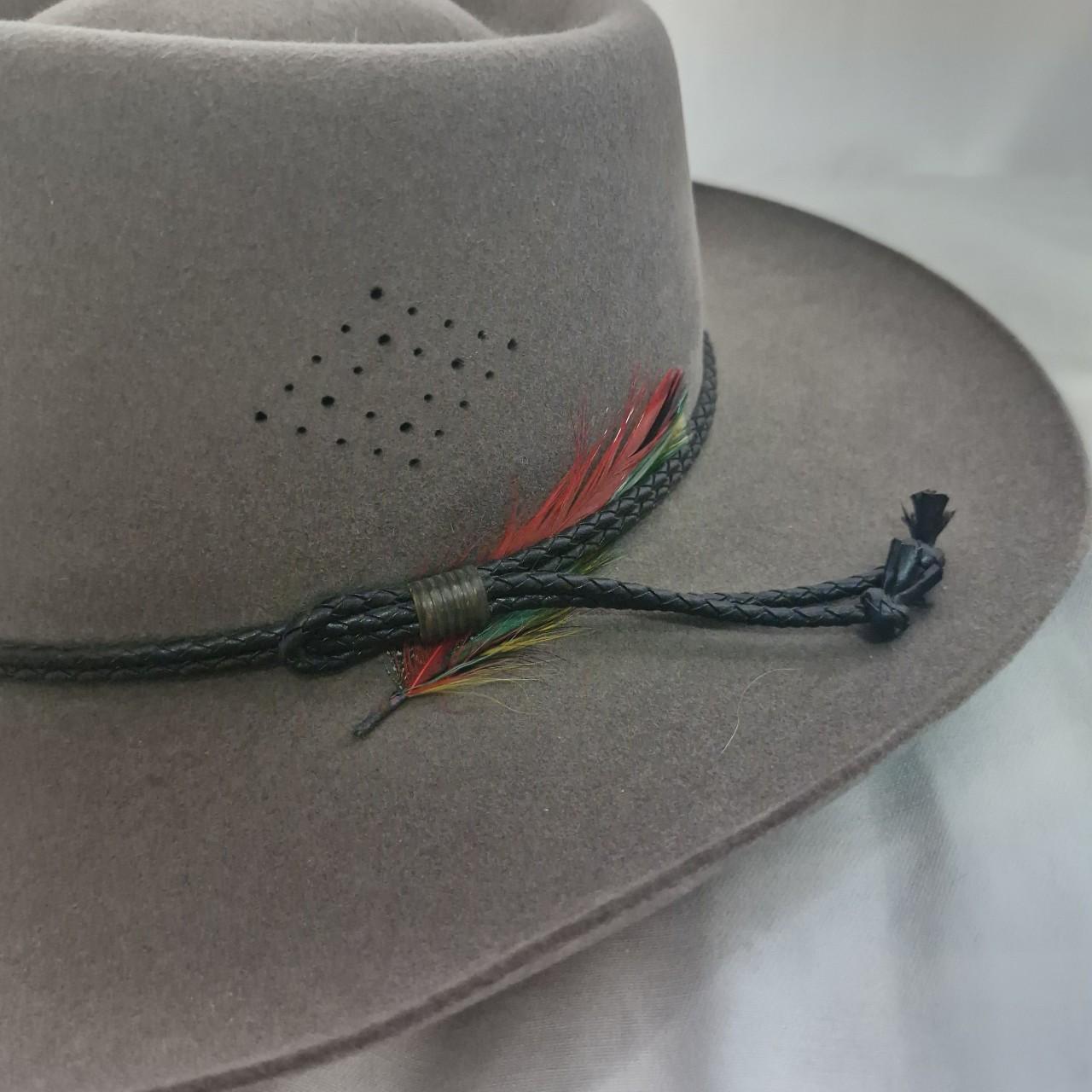 Akubra Jackaroo Grey Hat, Made in Australia 58cm... - Depop