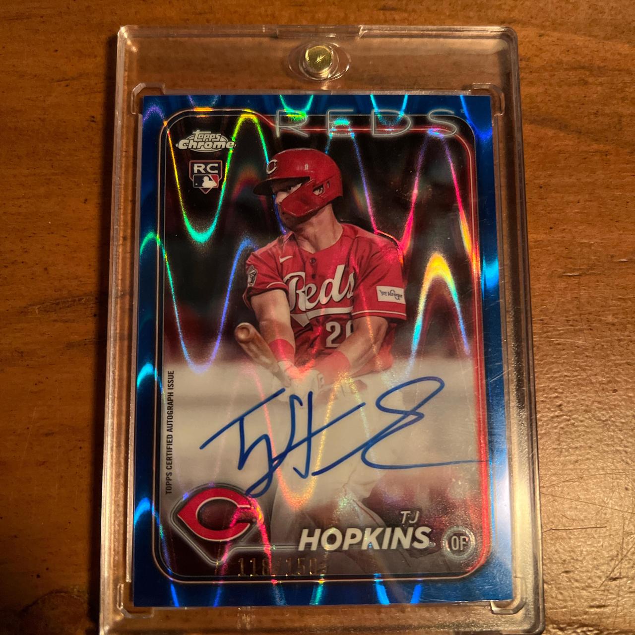 A signed TJ Hopkins numbered 118/150 and a signed... | Depop