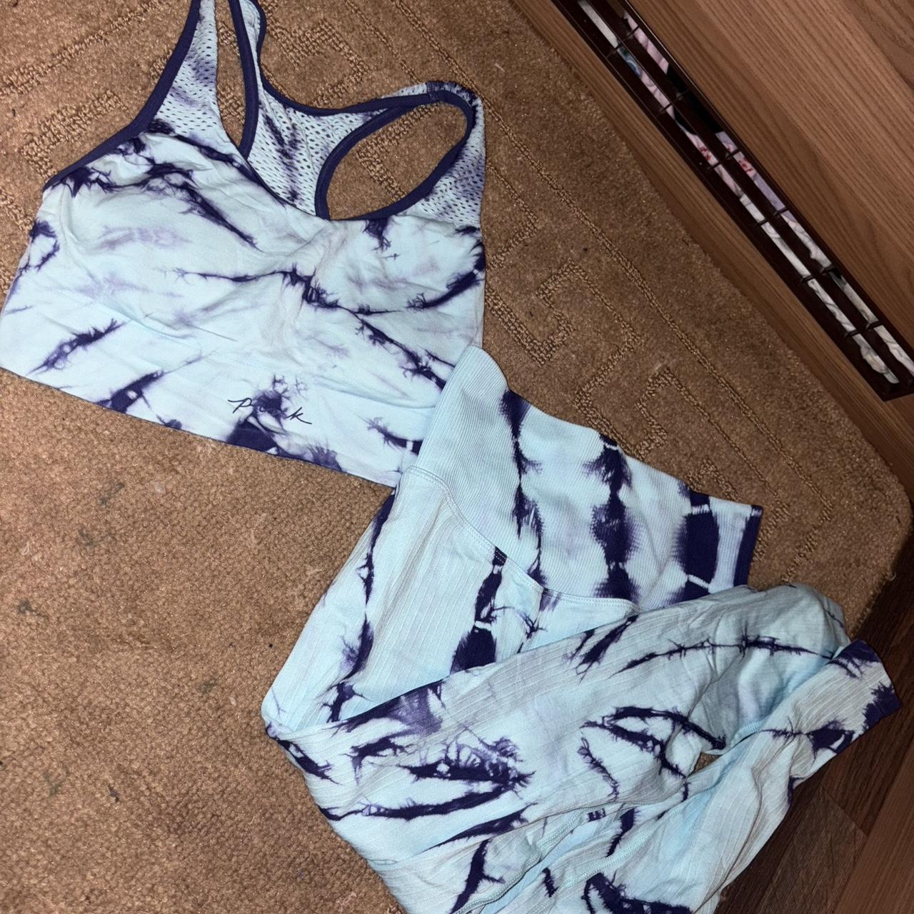 Pink Victoria Secret Gym Set Worn Once Like Brand New | Depop