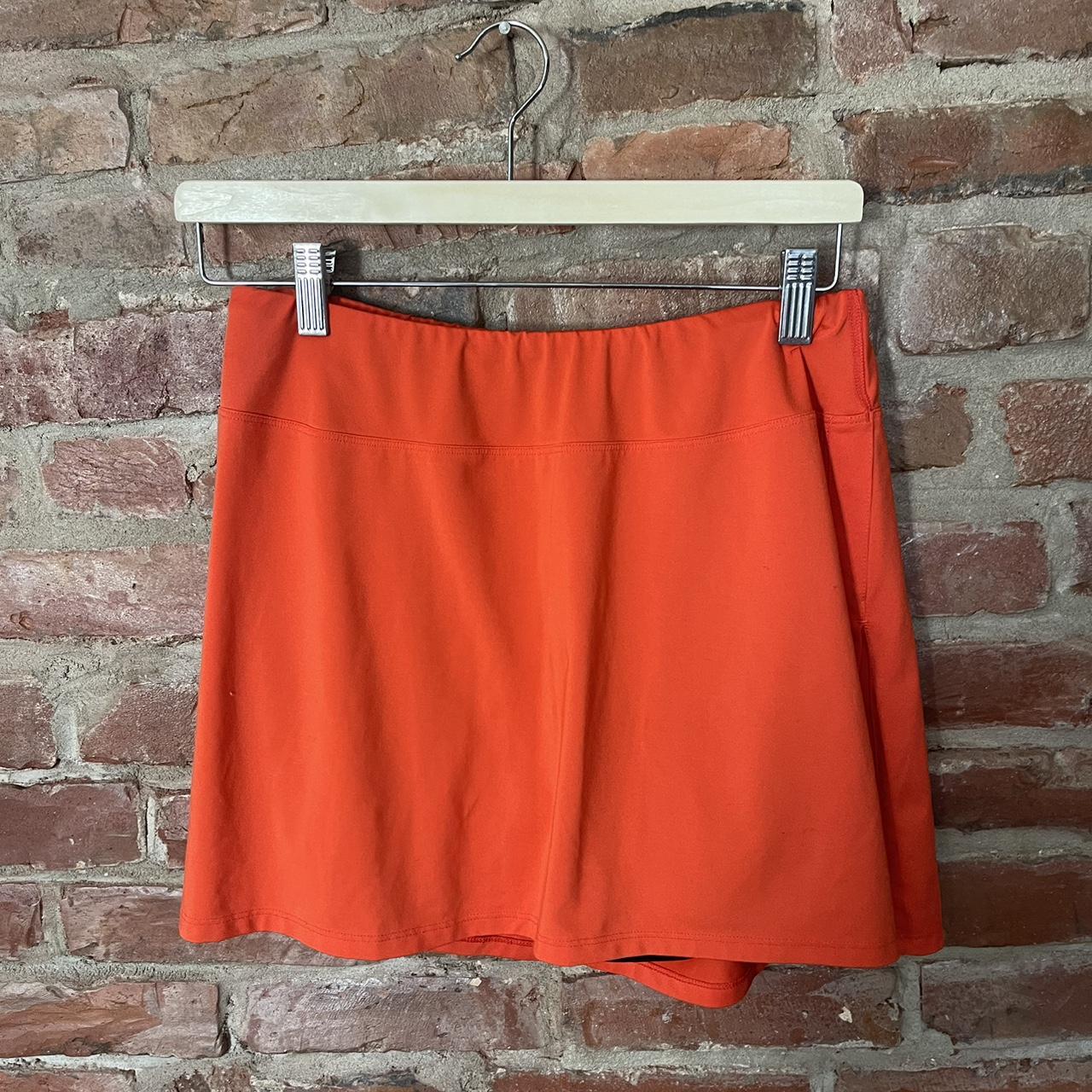 Skirt Sports Orange tennis skort with two side slits... - Depop