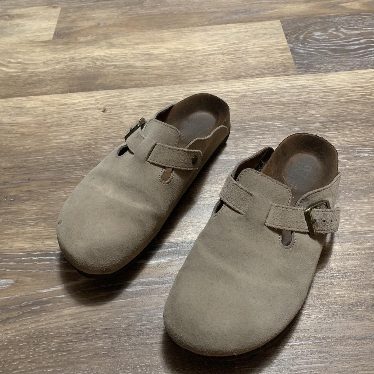Beige Boston Clog Dupes, Size 8 - Depop