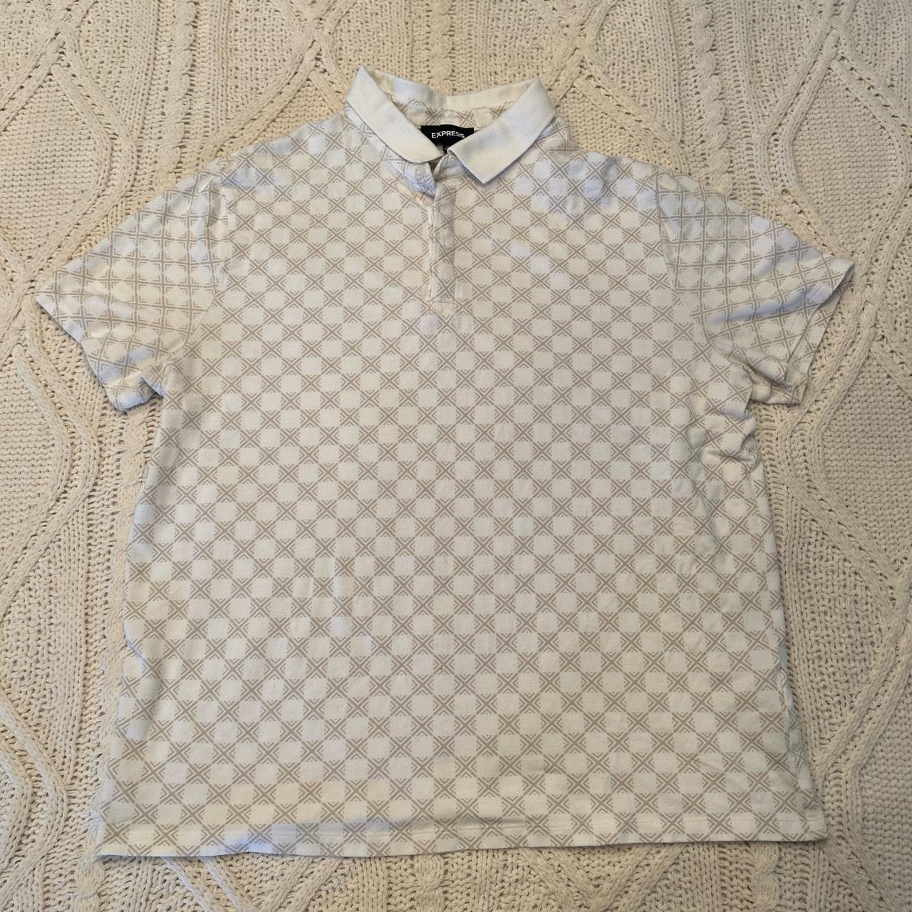 Express Polo Shirt Barely Worn🔥 Great Condition!... - Depop