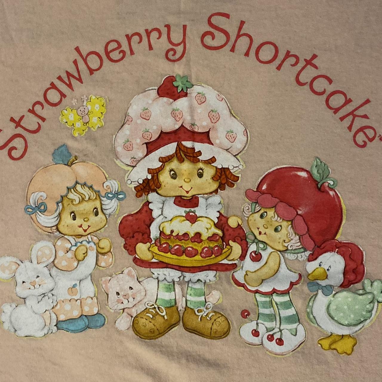 Strawberry shortcake t shirt 🎀 M/L 🎀 Threads &... - Depop