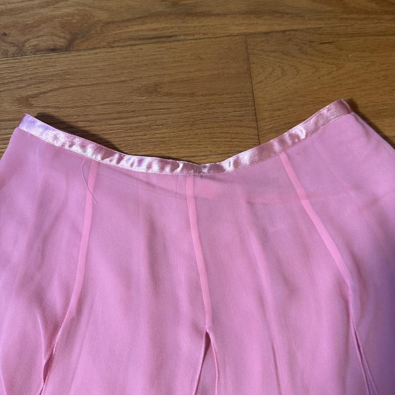Chic vintage Bob Mackie Barbie pink 100% silk... | Depop
