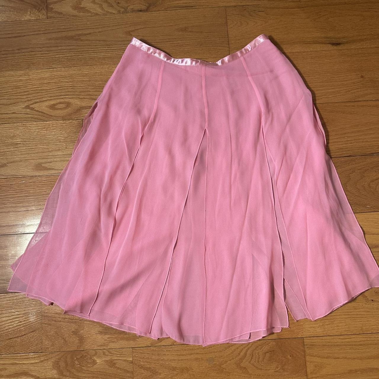 Chic vintage Bob Mackie Barbie pink 100% silk... | Depop