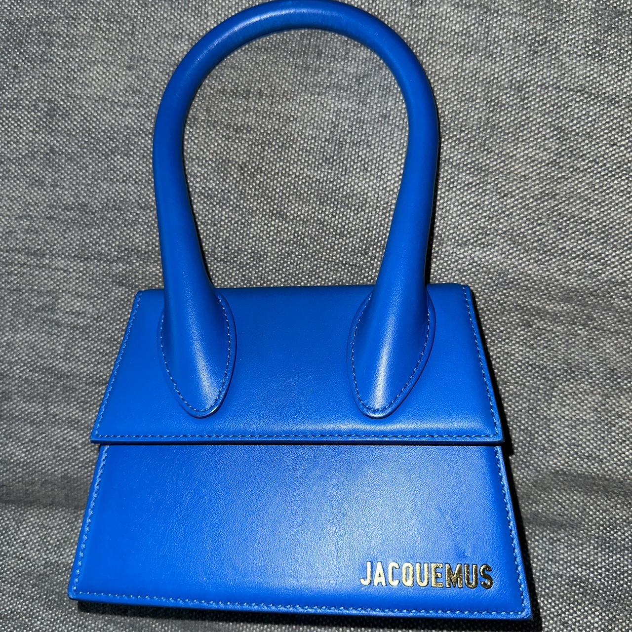 JACQUEMUS- Blue Le Chiquito Moyen Handbag Comes with... - Depop