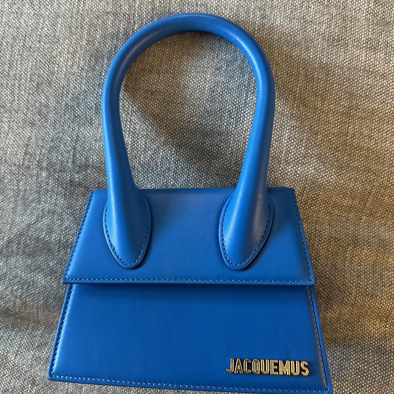 JACQUEMUS- Blue Le Chiquito Moyen Handbag Comes with... - Depop