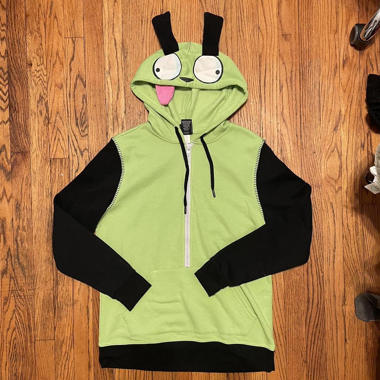 GIR Invader Zim Hoodie from Hot Topic! Made from 60%... - Depop