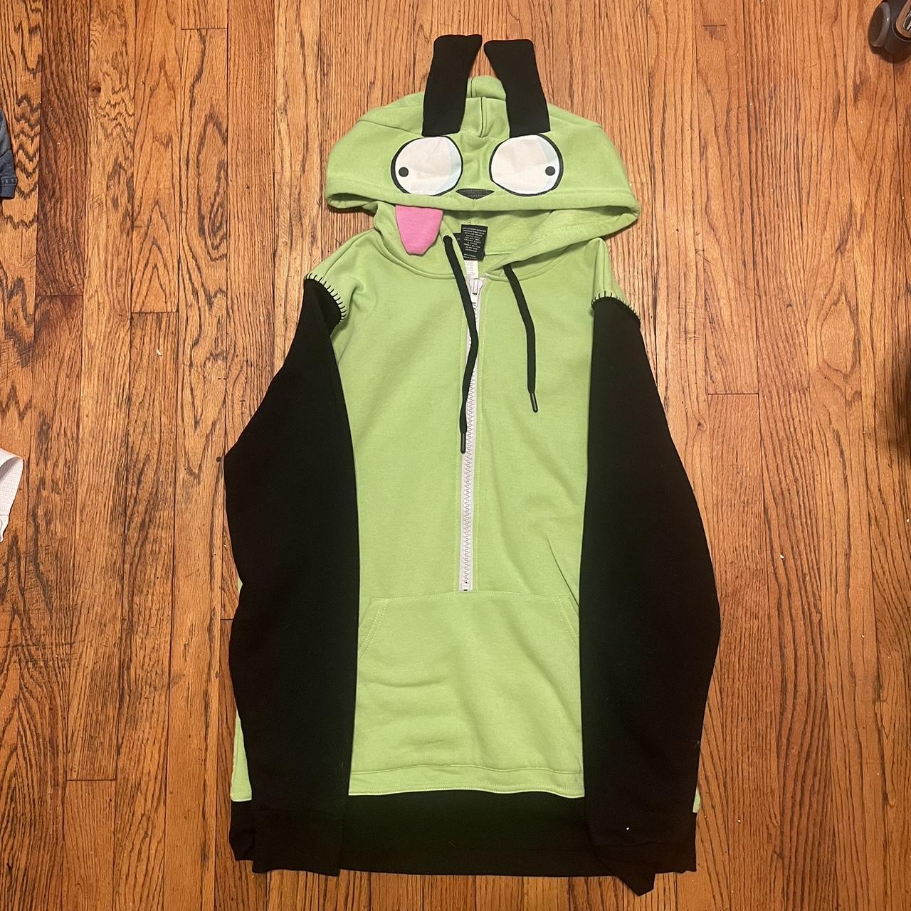 GIR Invader Zim Hoodie from Hot Topic! Made from 60%... - Depop