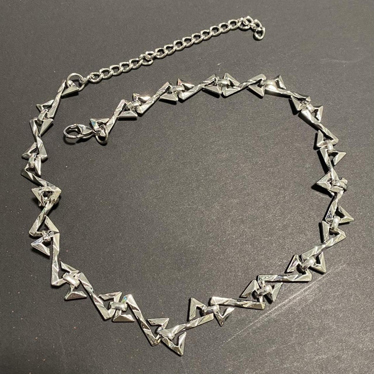 💀 Grunge Chain Link Design Necklace #kpop #grunge... - Depop