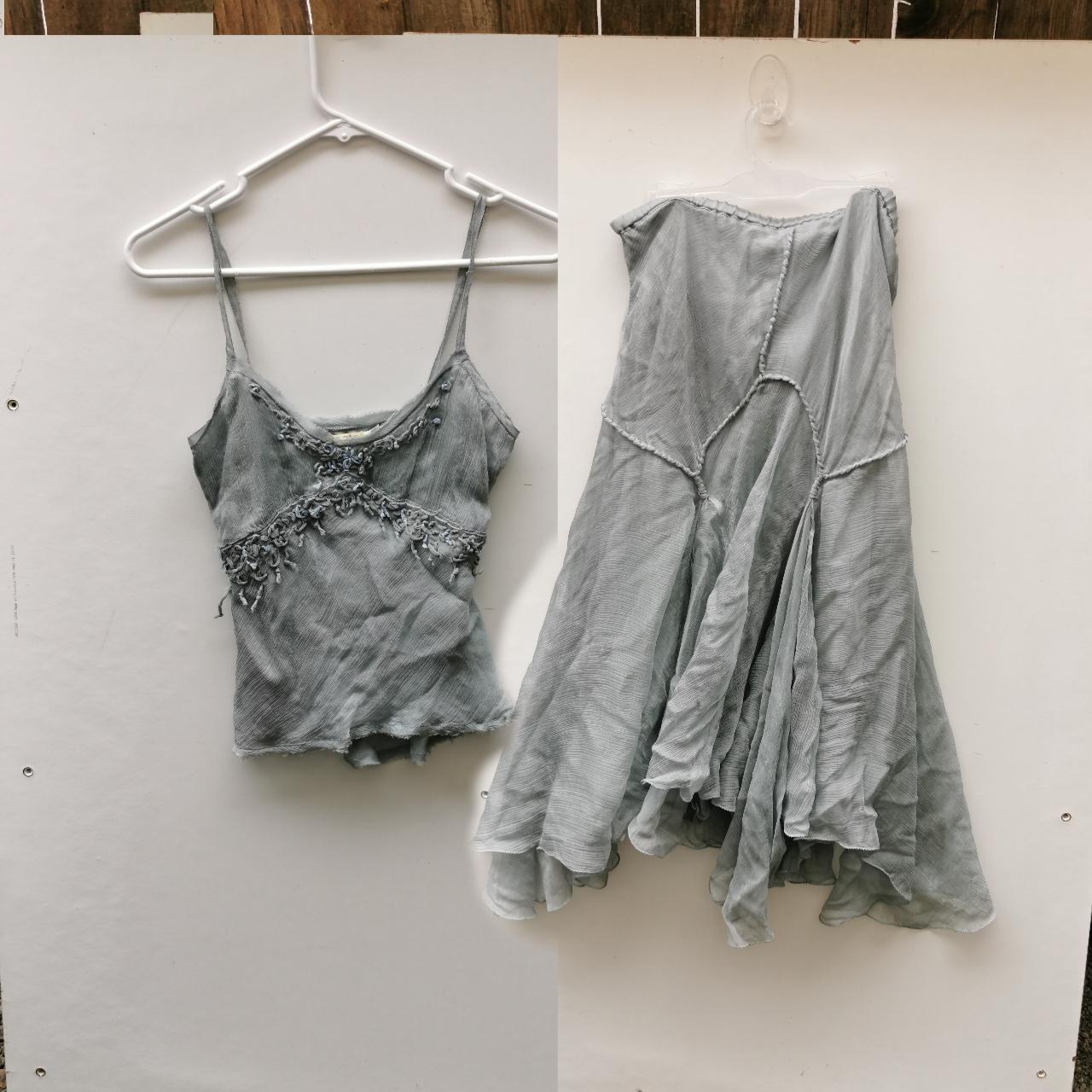 Max Studio Women's Blue Dress | Depop