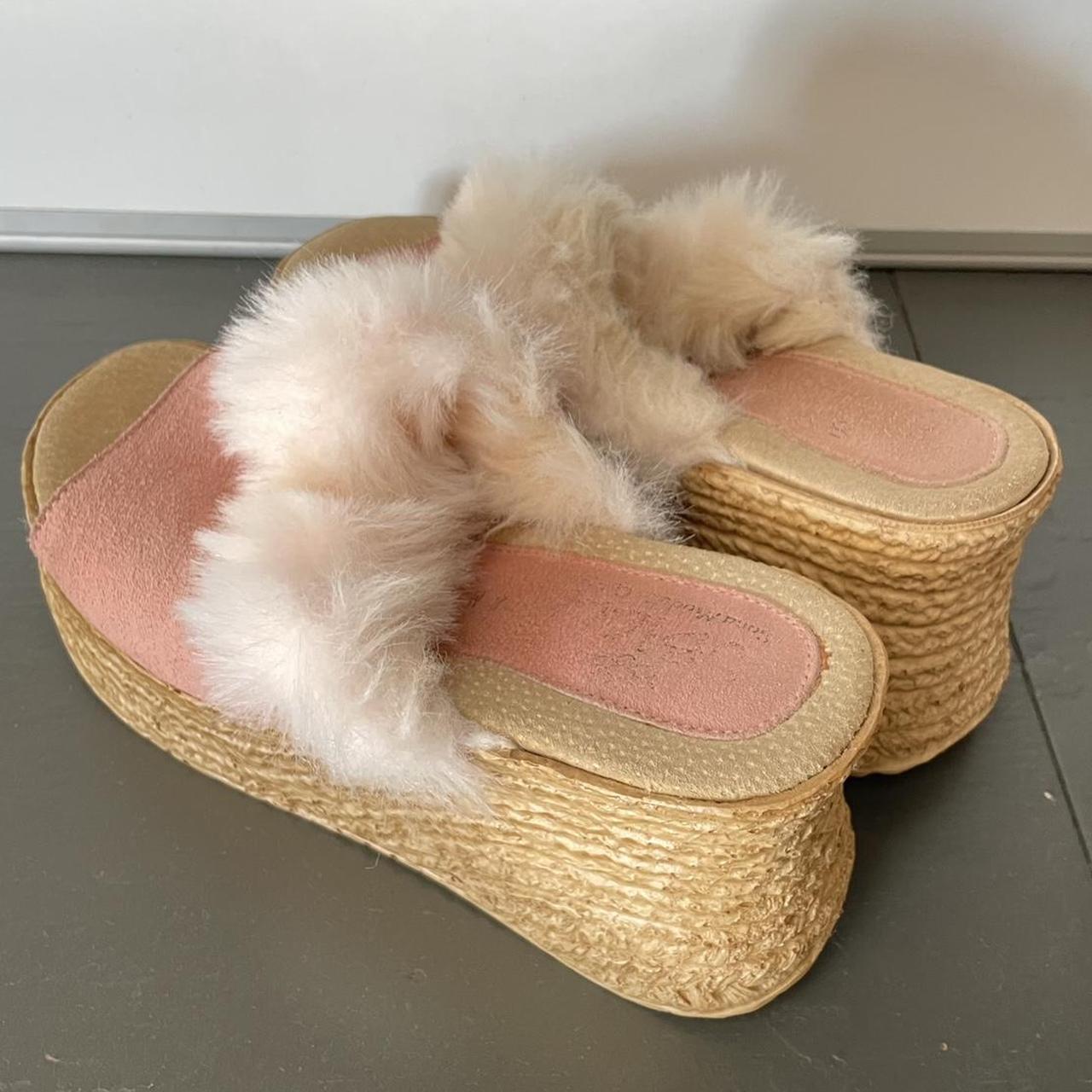 Women's Pink Mules | Depop