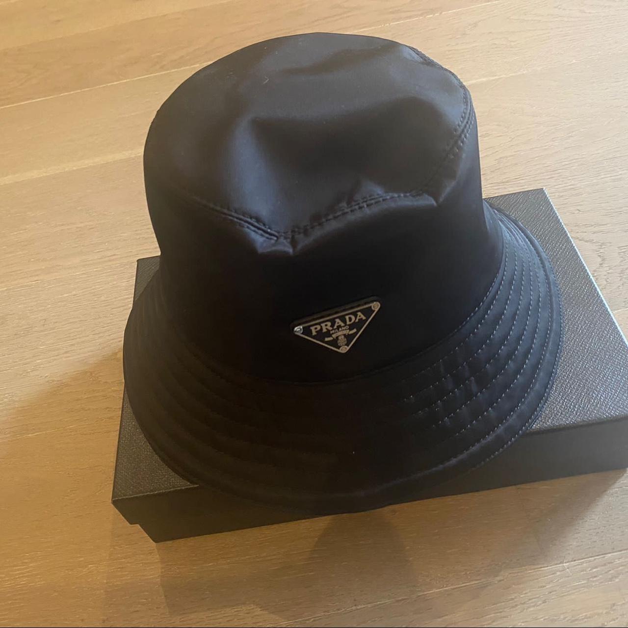 Prada Bucket Hat Authentic Colour: Black Size:... - Depop