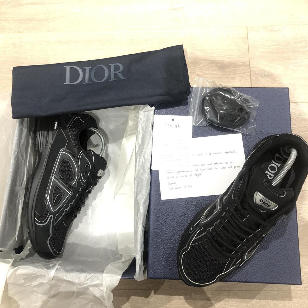 Christian Dior B30 in All Black Authentic Size:... - Depop