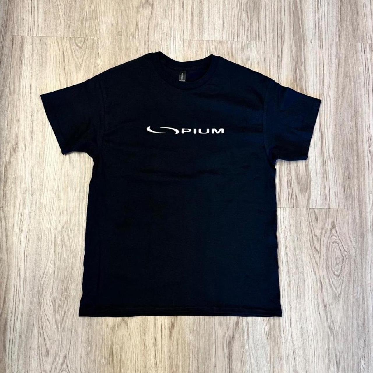 Opium black T-shirt NOT official merch #opium... | Depop