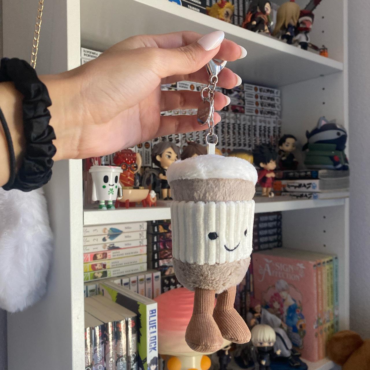 a useable coffee to go keychain jellycat -brand... - Depop