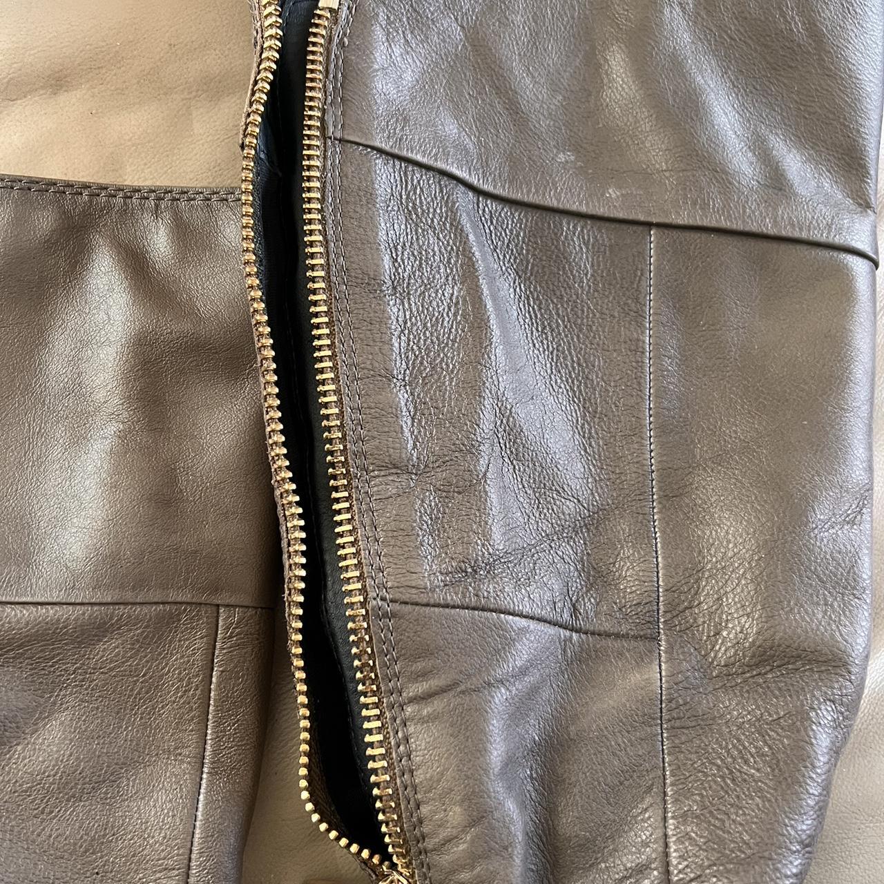 Very worn.. Aldo leather boots - Depop