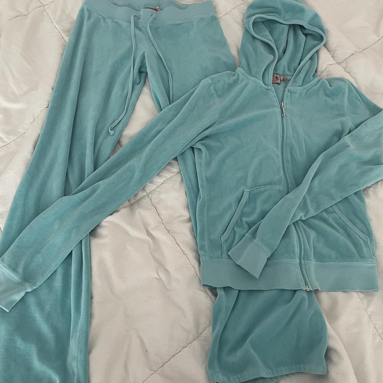 Baby blue Juicy Couture velour tracksuit 🍼💕 A Juicy... - Depop