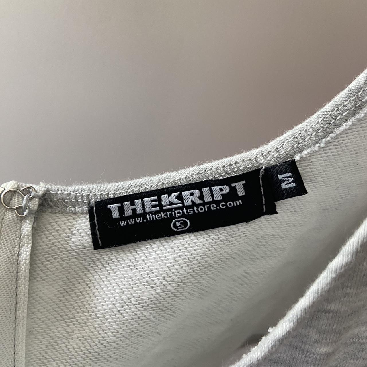 The Kript Women's Grey Corset | Depop