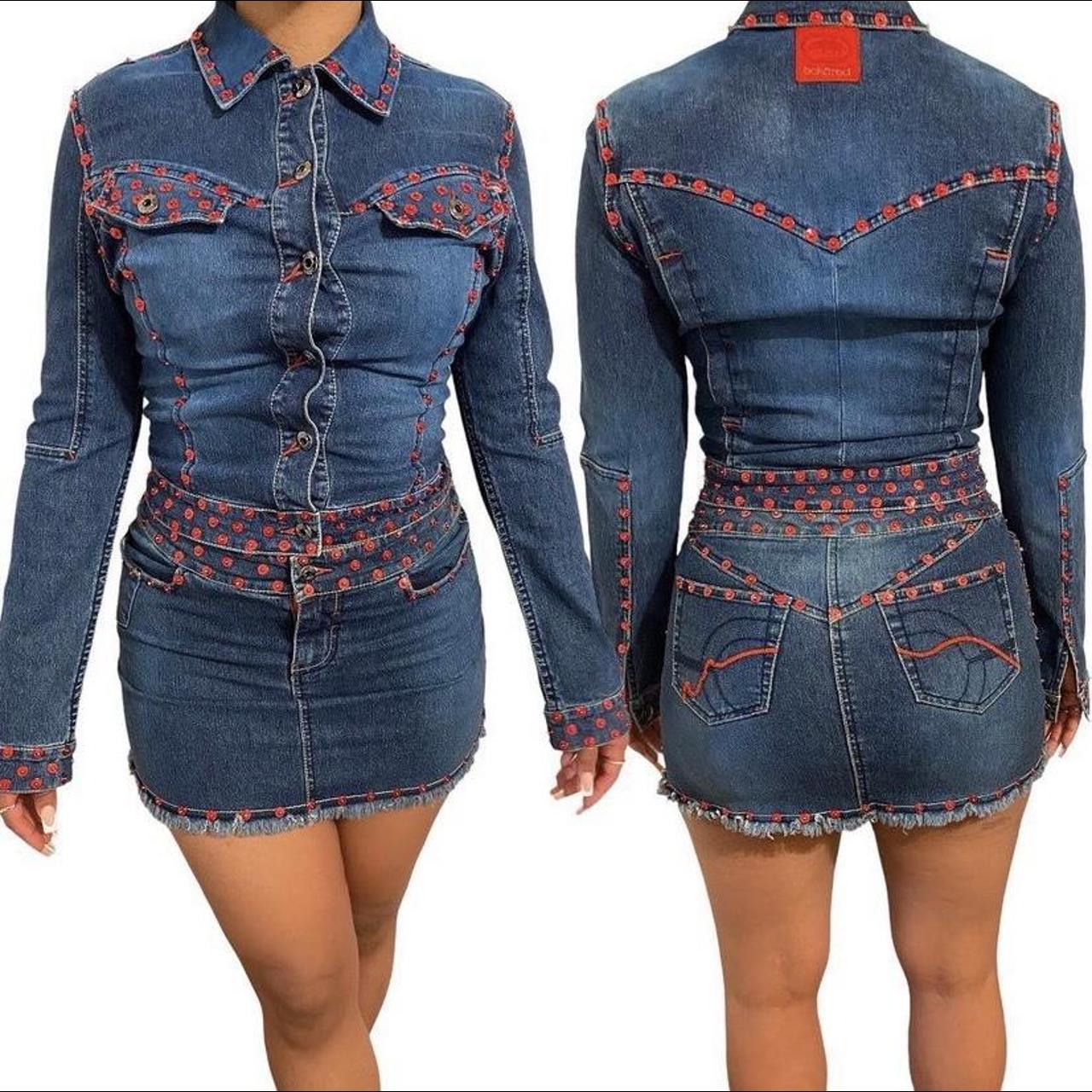 Eckōred Denim Set @lucklikevintage on IG for... - Depop