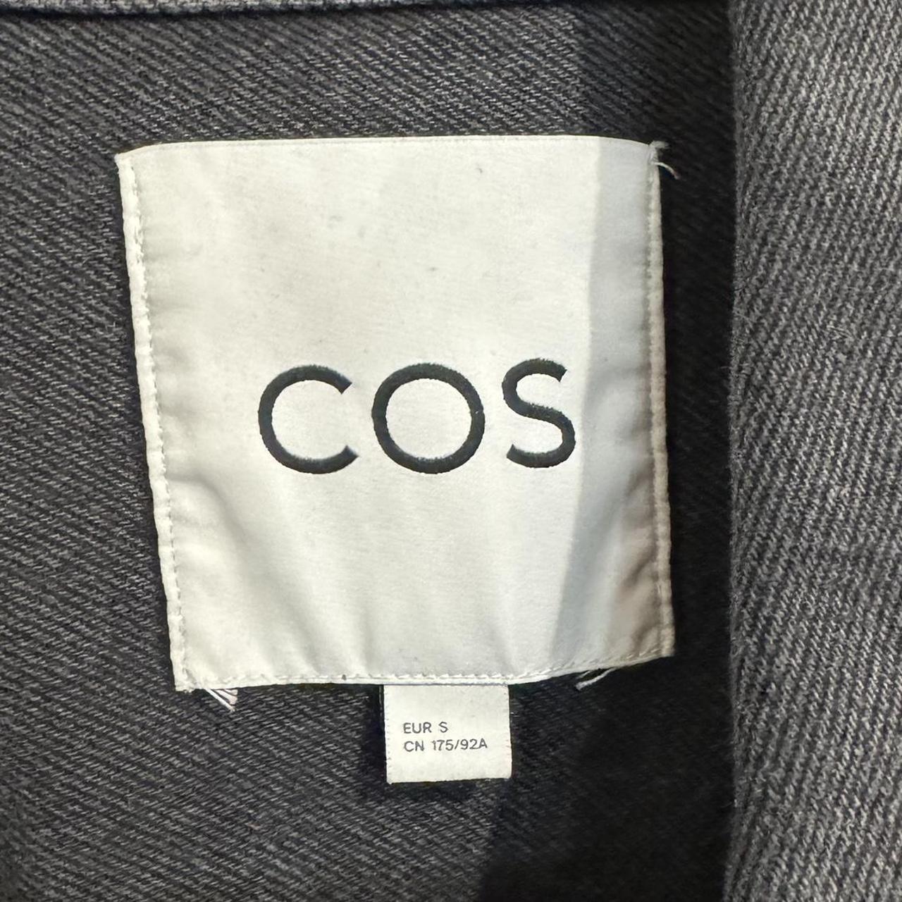 COS grey denim jacket - oversized - small but will... - Depop