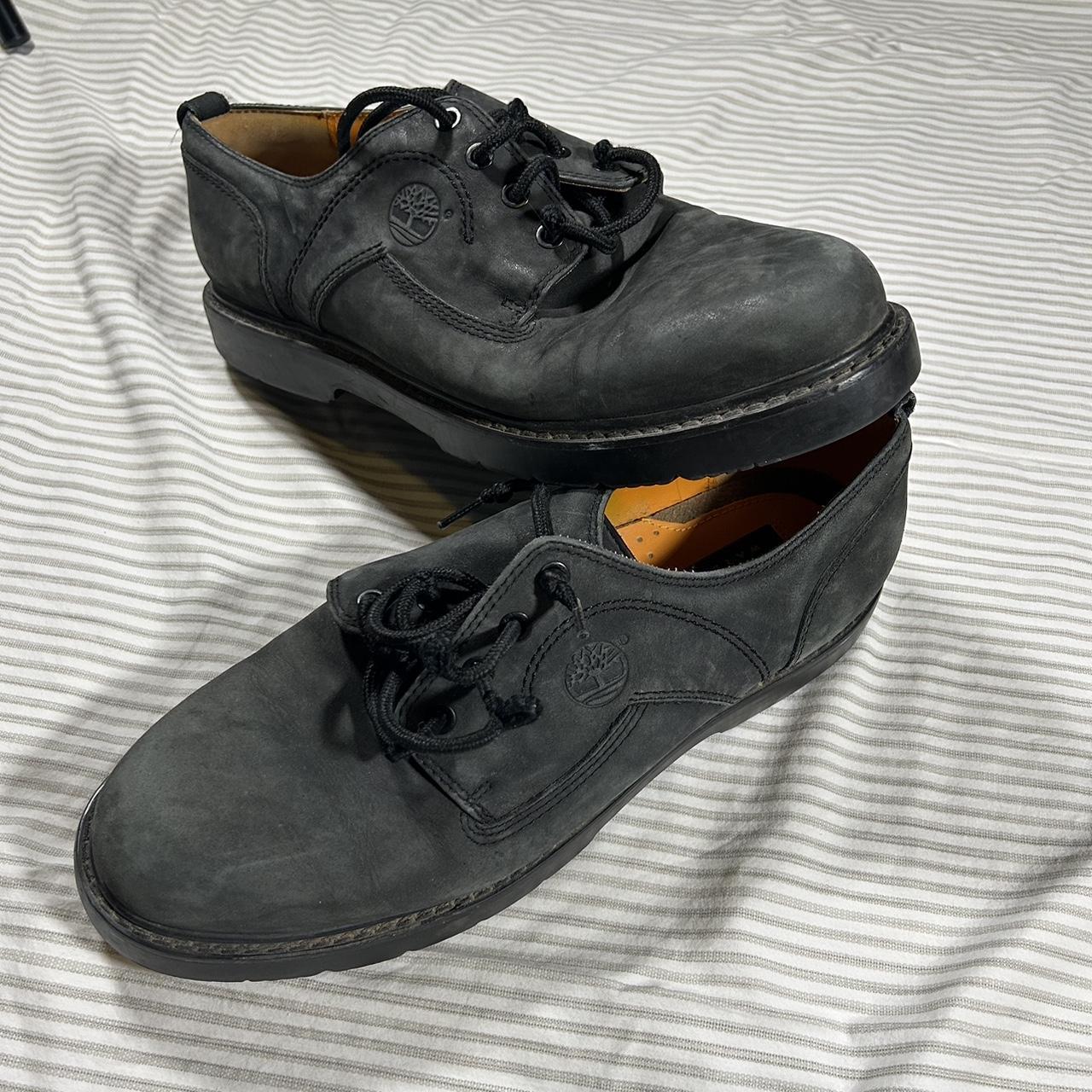 Really nice timberland low top boots Size... - Depop