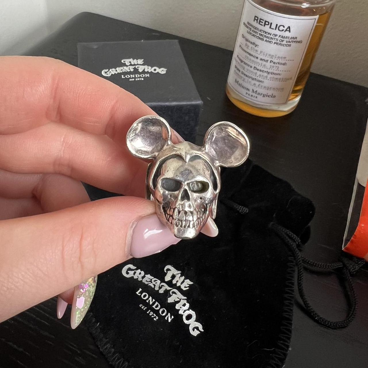 The Great Frog ⛓🖤 Michael Rodent Skull Ring size L... - Depop