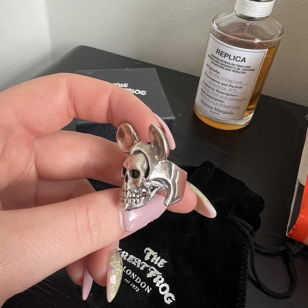 The Great Frog ⛓🖤 Michael Rodent Skull Ring size L... - Depop