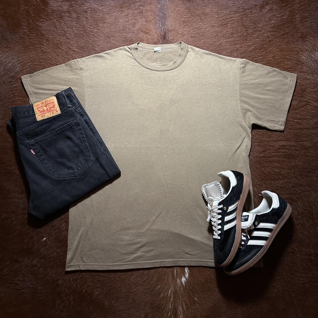 Vintage 1990s single stitch sick military issue... | Depop