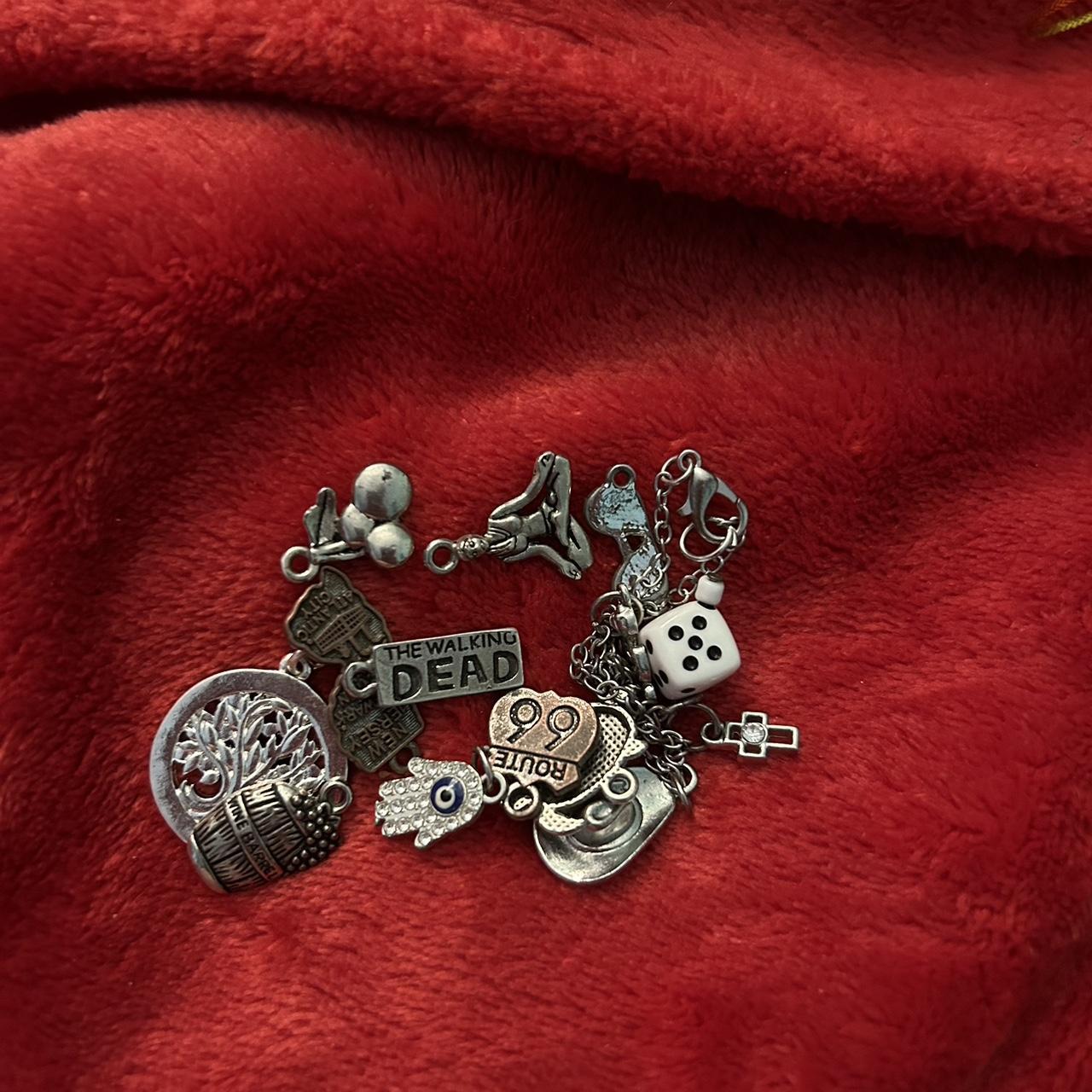 Silver mystery charm bag some may be scratched or... - Depop