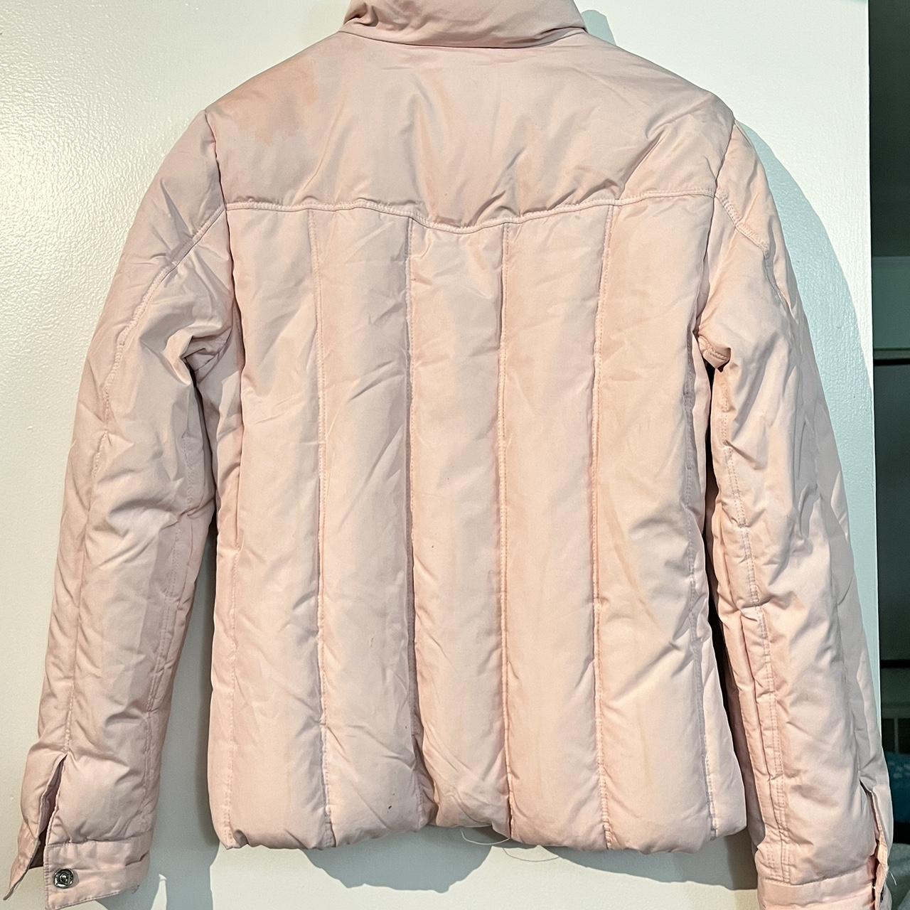 pink jacket from da 2000s bb! 🏍️💗🩰 slim fit L sleeve... - Depop