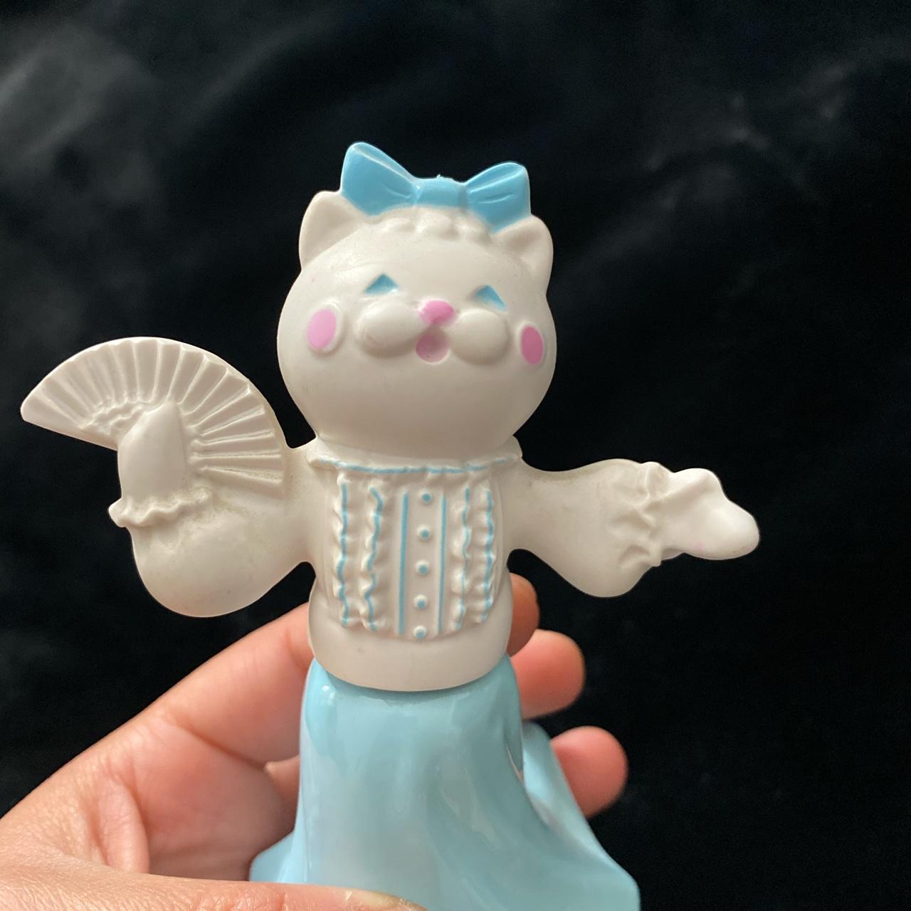 AVON Felina Fluffles Cat Bottle Vtg 70s Glass Kitty... | Depop