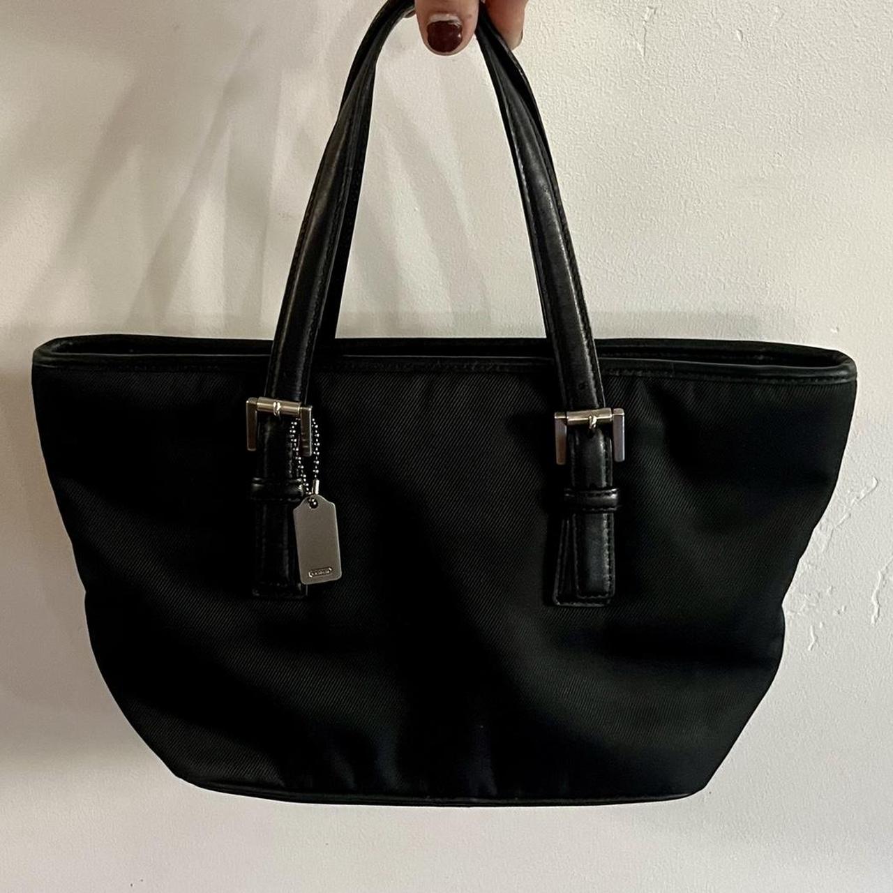 Vintage Y2K Coach Nylon and leather M2J-7447 bag... - Depop