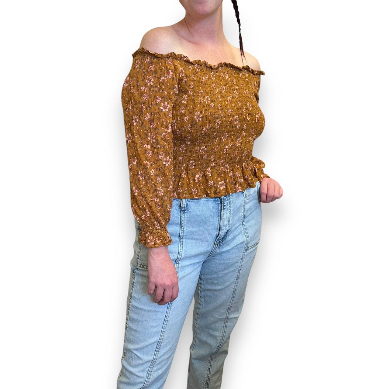 143 Story by Line Up, size medium, mustard yellow... - Depop