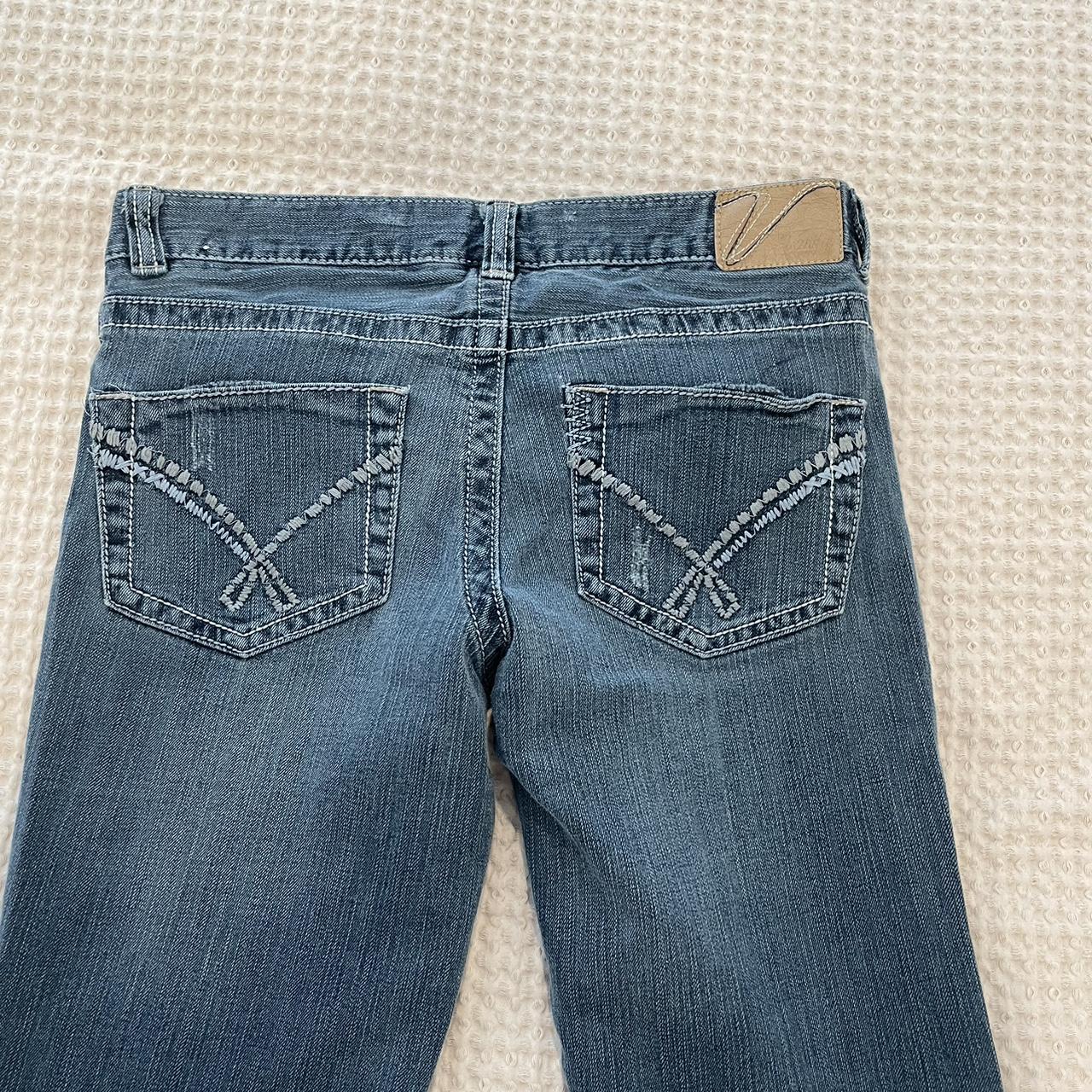 Low rise bootcut vanity jeans - waist is barely... - Depop