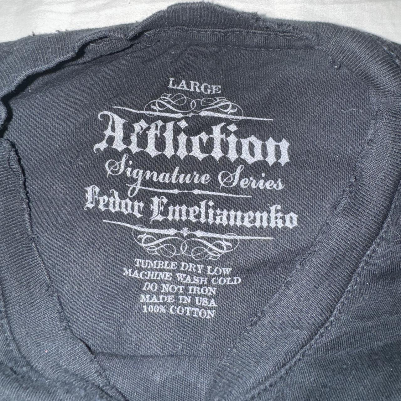 LARGE BLACK AFFLICTION SHIRT! No Damage! No Wear!... - Depop