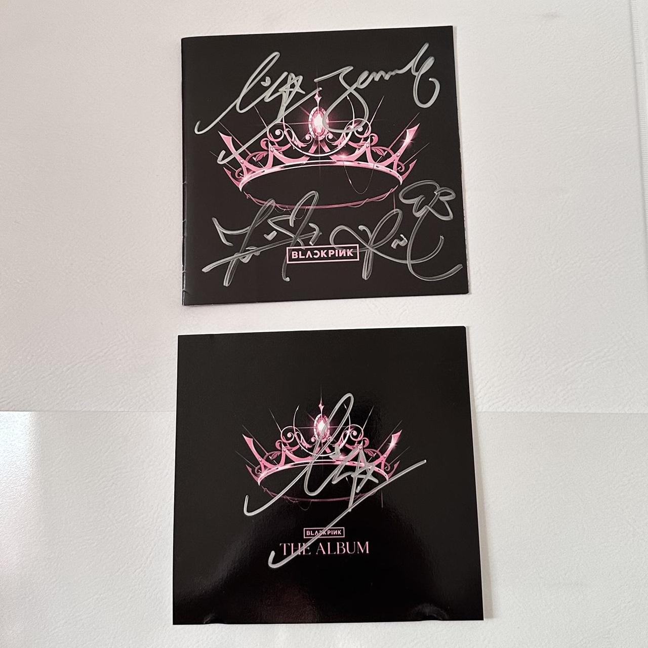 SIGNED Blackpink THE ALBUM art cards. Bought... - Depop