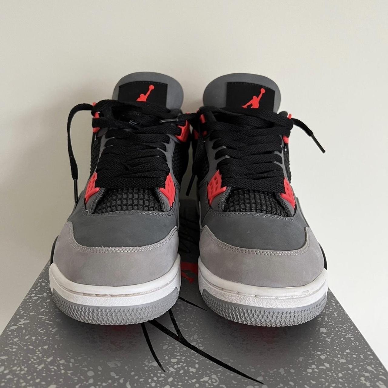 Jordan 4 Retro Infrared Size 10M No box - Depop