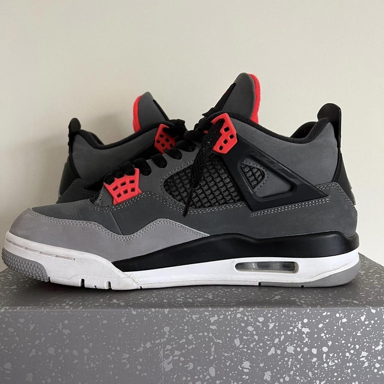 Jordan 4 Retro Infrared Size 10M No box - Depop
