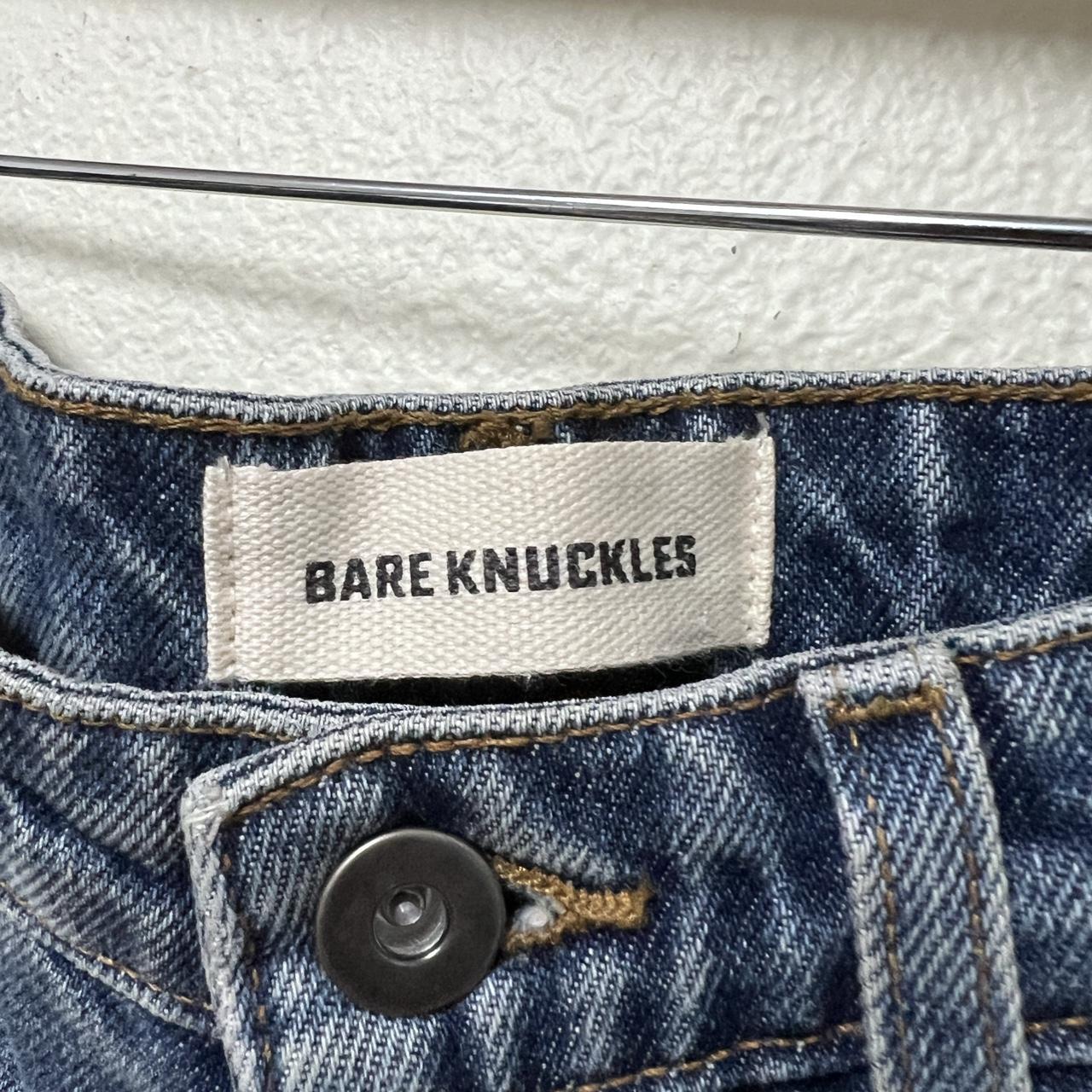 Bare Knuckles Flared Denim Waist 30 Inseam 32 leg... - Depop