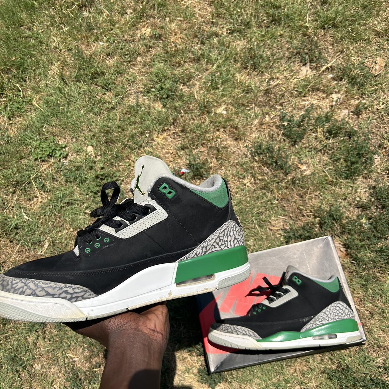 Jordan Retro 3s “Pine Greens” Sz 12.5 Og all (comes... - Depop