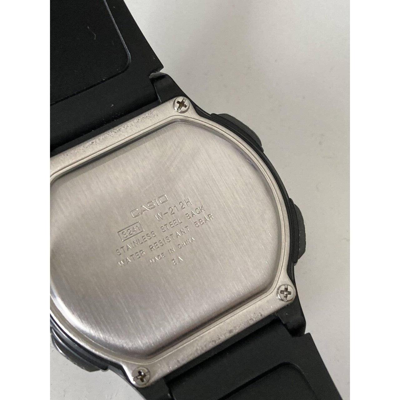 Casio 5 Alarms Digital Mens Silicone Strap Watch New... - Depop